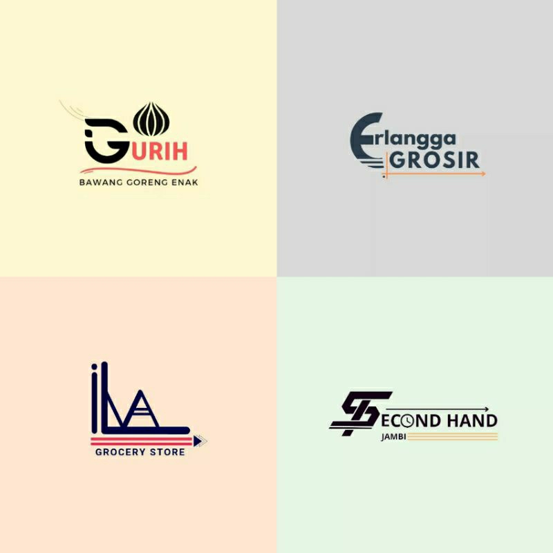 Jual Desain Logo Khusus UMKM Desain Modern & Minimalis | Shopee Indonesia