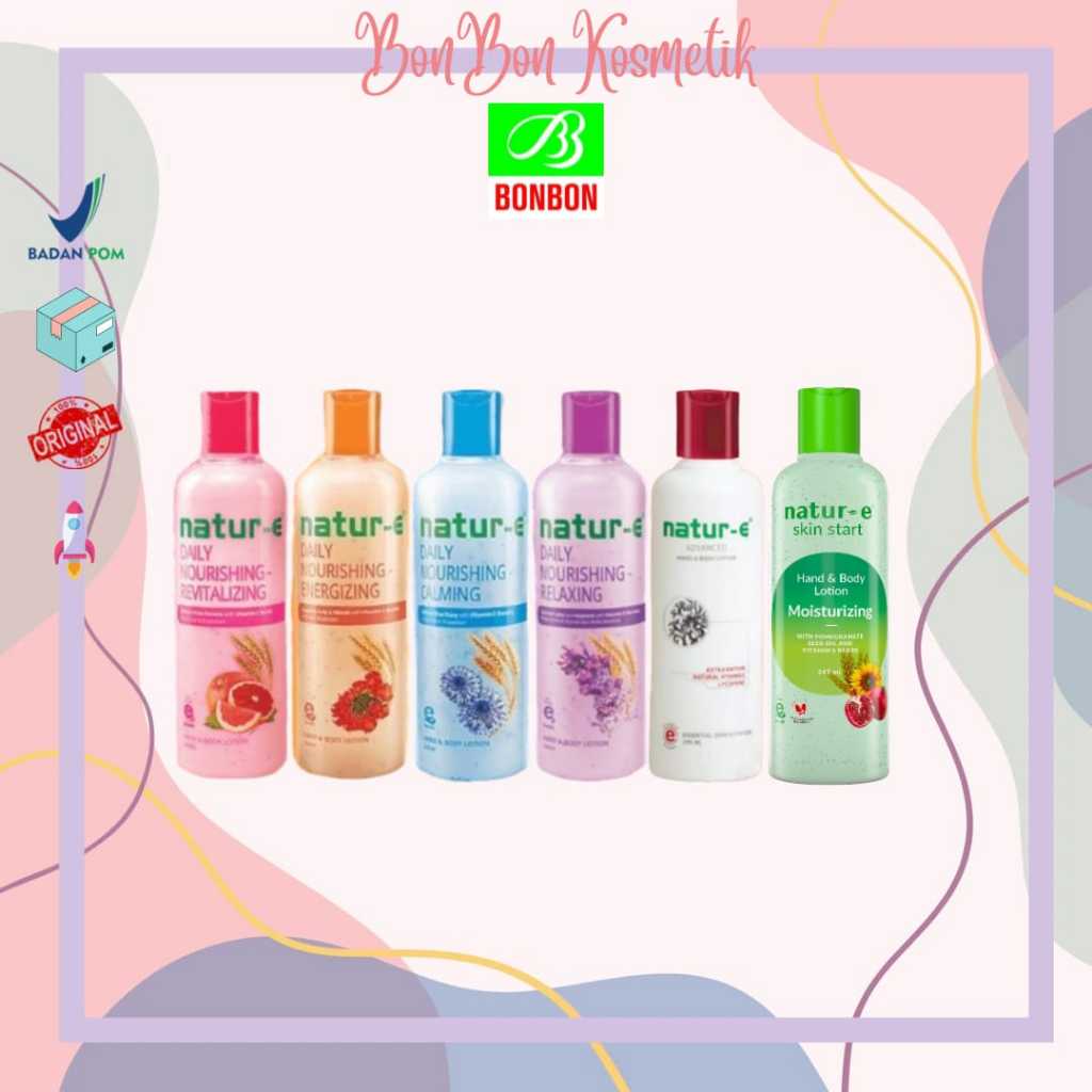 Jual ️ BonBon Kosmetik ️ NATUR-E Hand Body Lotion 100ml/245ml ALL ...