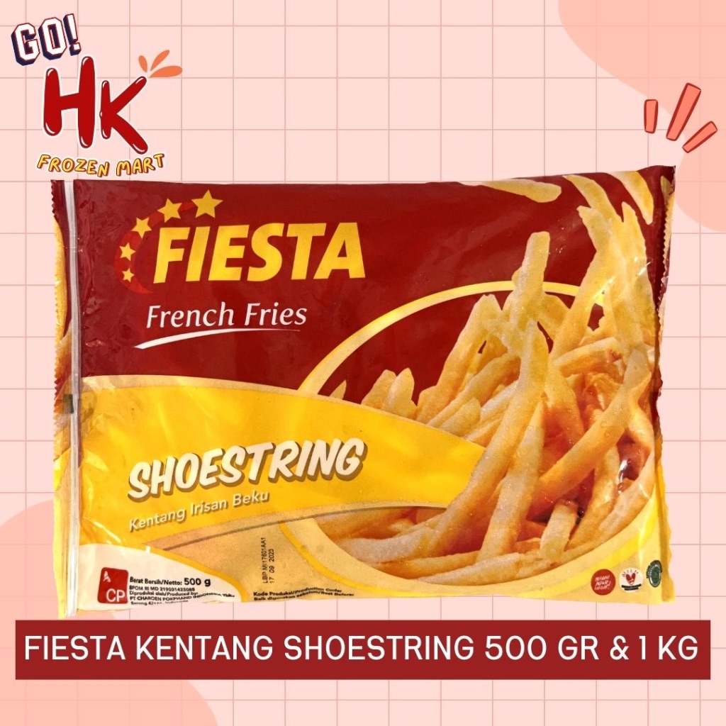 Jual Fiesta Kentang Shoestring 500gr & 1 KG |french fries kentang ...