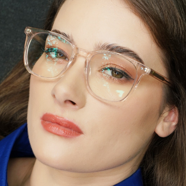 Jual Kacamata Pria dan Wanita HSF Eyewear Corwin Clip On Rose Gold ...