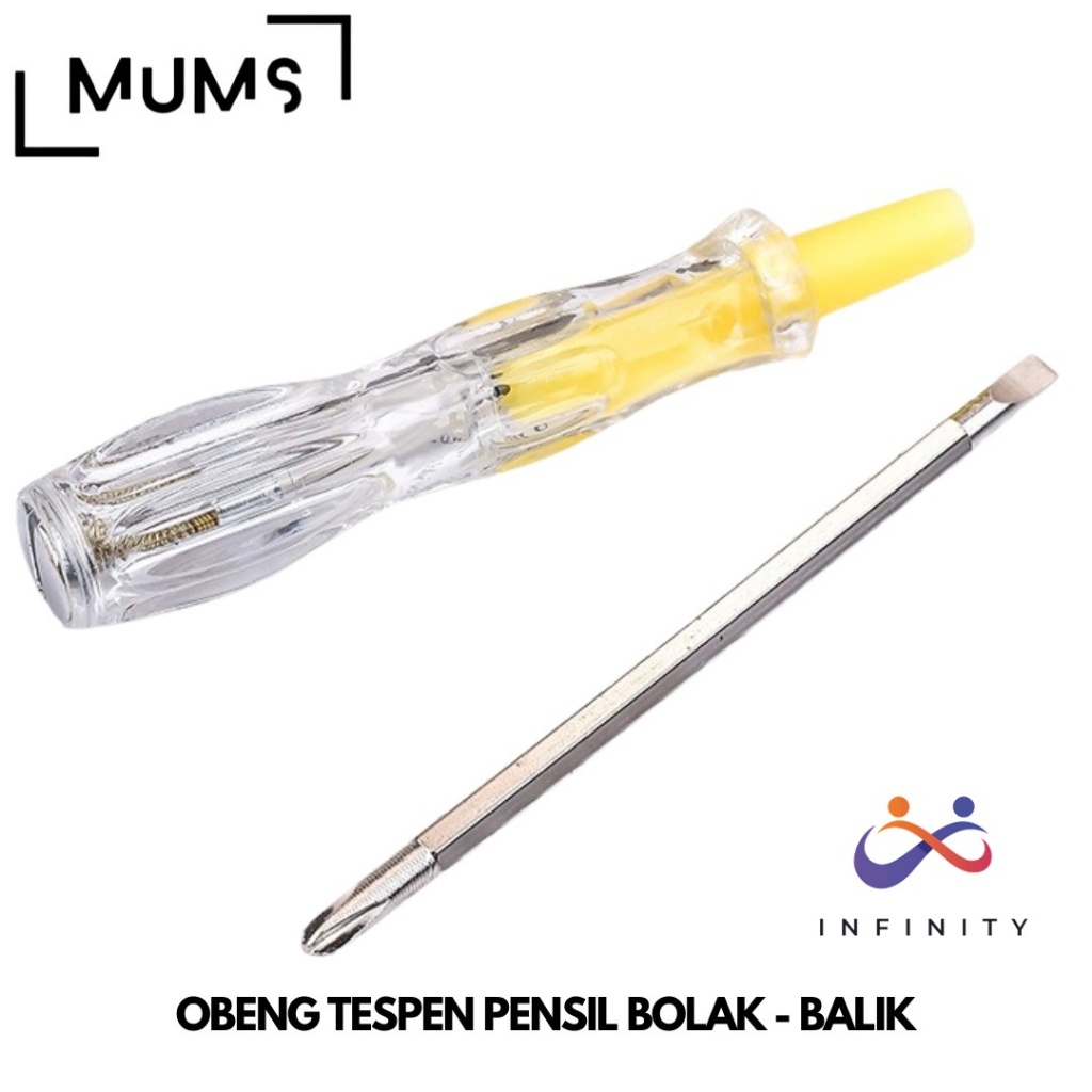 Jual Tespen Obeng Bolak Balik / Alat A10 Screwdriver Tespen/Test Pen MS ...