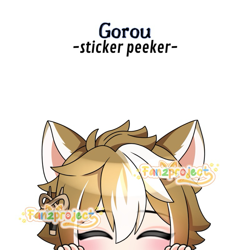 Jual STICKER INTIP ANIME GOROU GENSHIN IMPACT | Shopee Indonesia