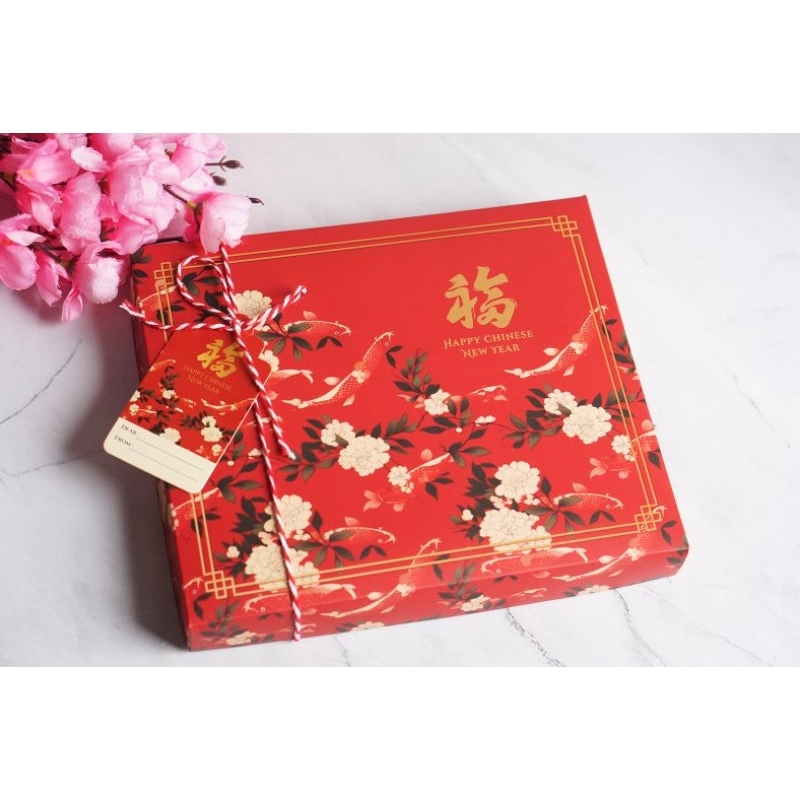 Jual Kotak dus nastar tema imlek cny design terbaru 2024 | Shopee Indonesia