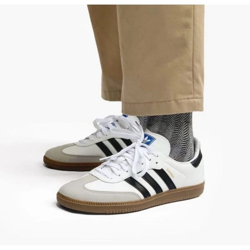 Jual SEPATU SNEAKER SAMBA HITAM PUTIH | SEPATU PRIA HITAM PUTIH ...