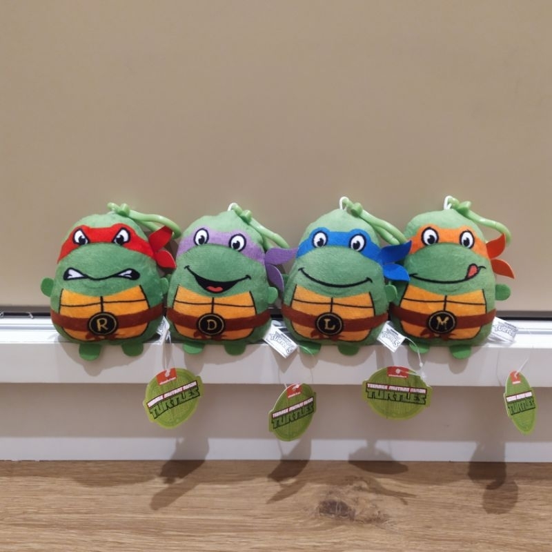 Jual Teenage Mutant Ninja Turtles Plush Keychain Nickelodeon ...