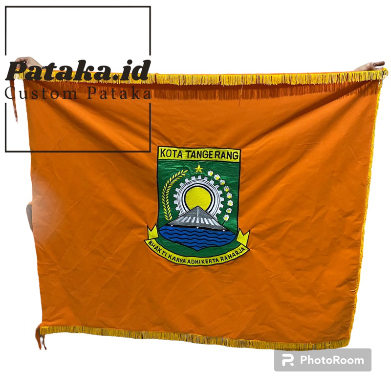 Jual Bendera Pataka Kota Tangerang || Bendera Pataka Custom 90x135 ...