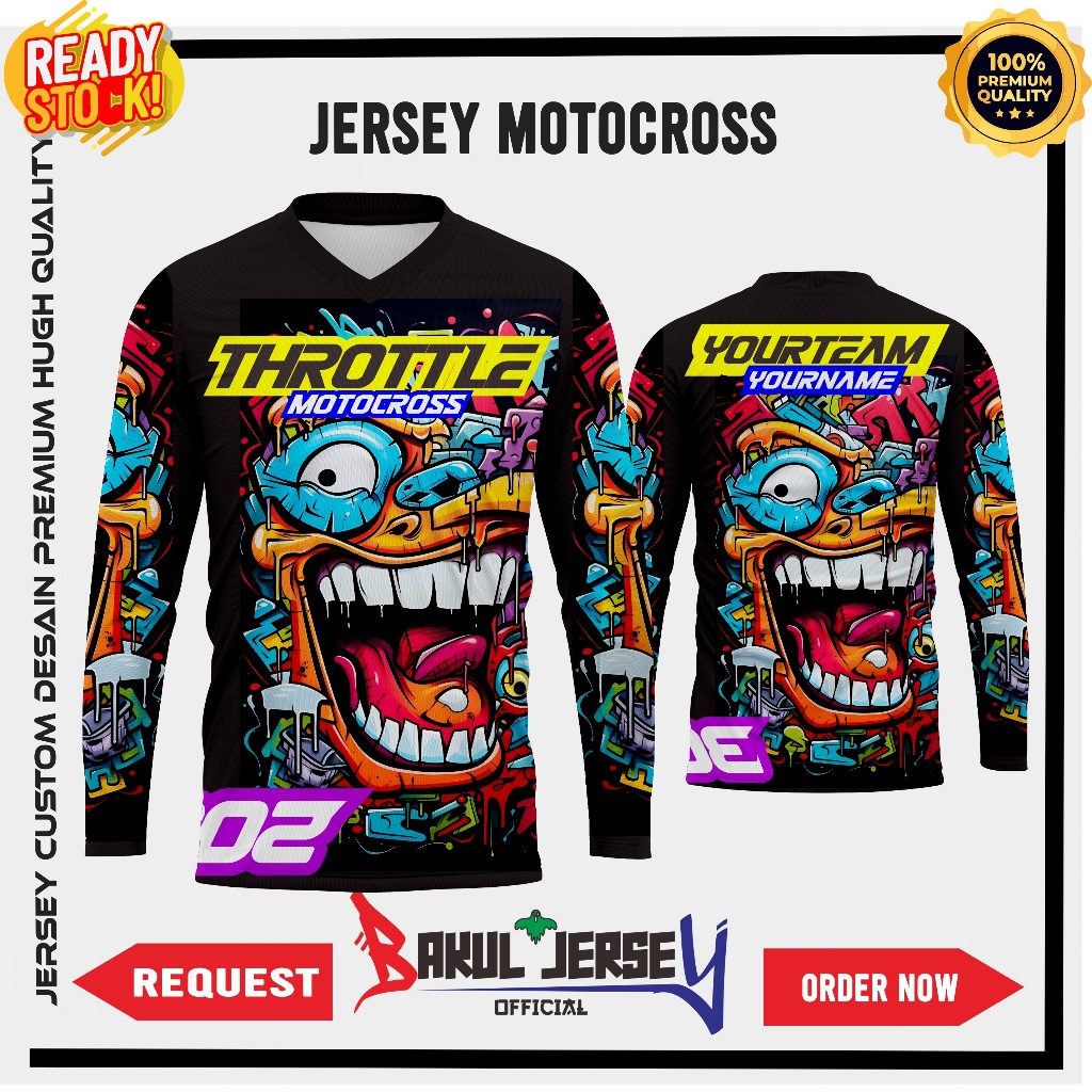 Jual jersey racing / jersey motocross trail custom desain | Shopee ...