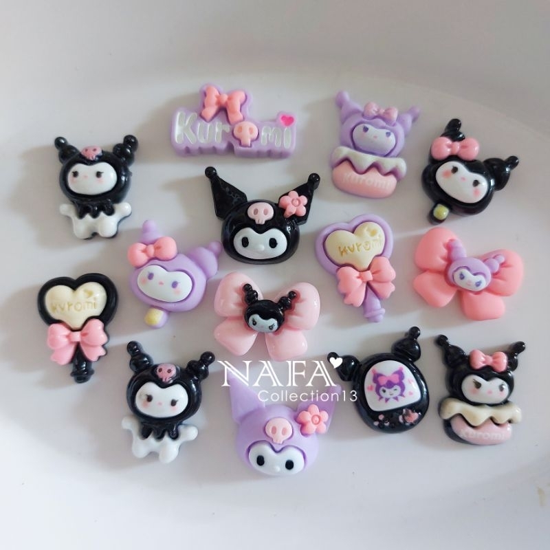 Jual (10pcs) Clay Kuromi / Clay Sanrio Kuromi | Shopee Indonesia