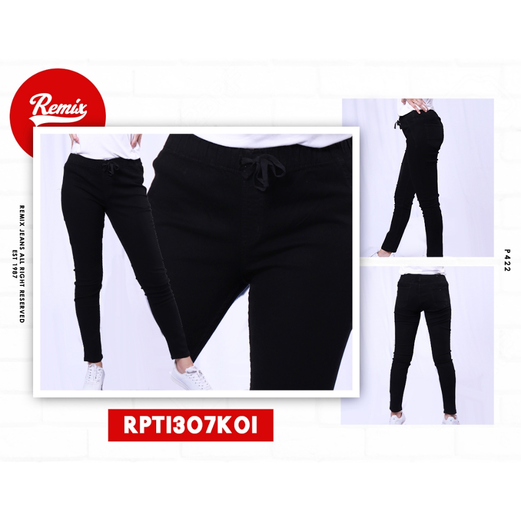 Jual Remix Celana Skinny jeans Karet/Zipper Celana Baggy Strech ...