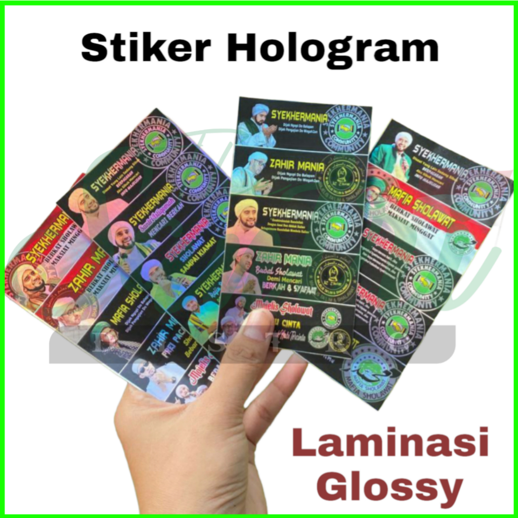 Jual Stiker Syekhermania Hologram / Stiker Syekhermania Murah / Stiker ...