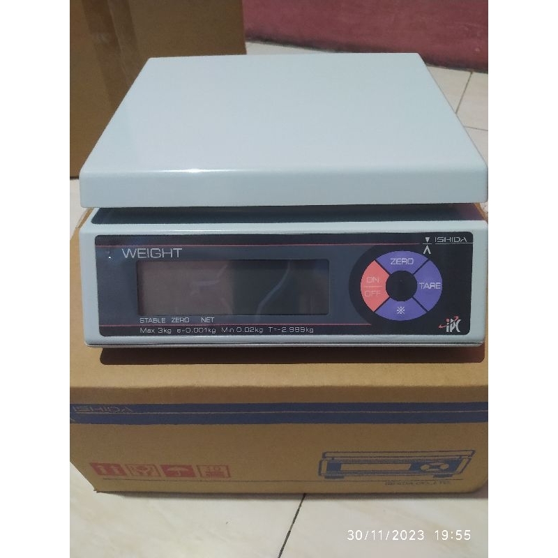 Jual ISHIDA Timbangan 3Kg / TABLE TOP SCALE 3KG/1G IPC-3 099-9008-00 ...