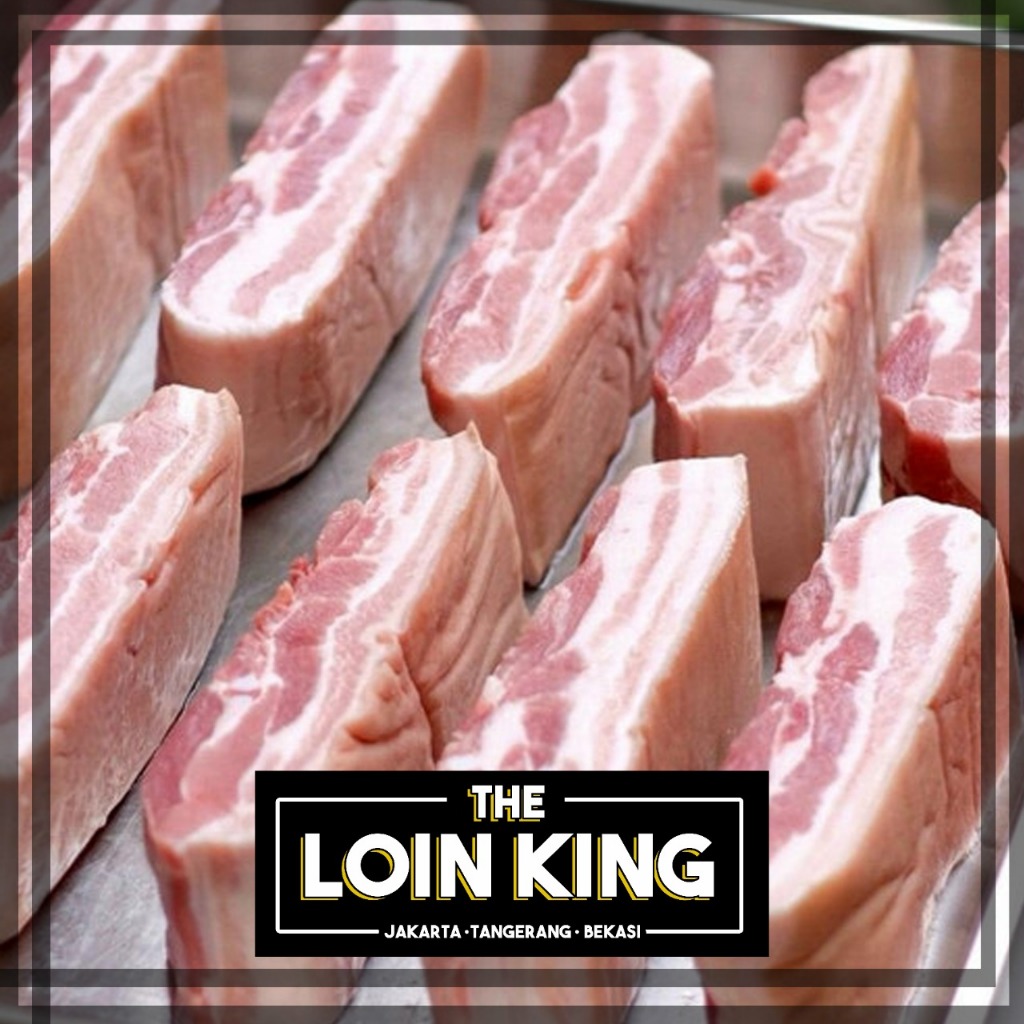 Jual Daging Babi Samcan Import 1kg Pork Belly Premium Bisa Request ...