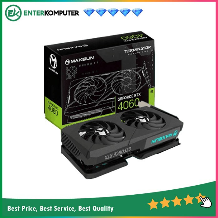 Jual MAXSUN GeForce RTX 4060 8GB GDDR6 Terminator B 8G Cyber RGB - DUAL ...