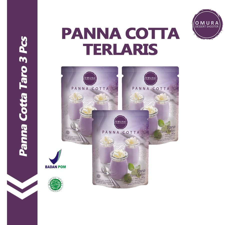 Jual [BUNDLE 3 PCS] Omura Dessert Shooter Bubuk Panna Cotta Pudding ...
