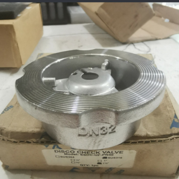 Jual Jual Check Valve SS316 Wafer Type 11/4 PN40 ARITA Murah | Shopee ...
