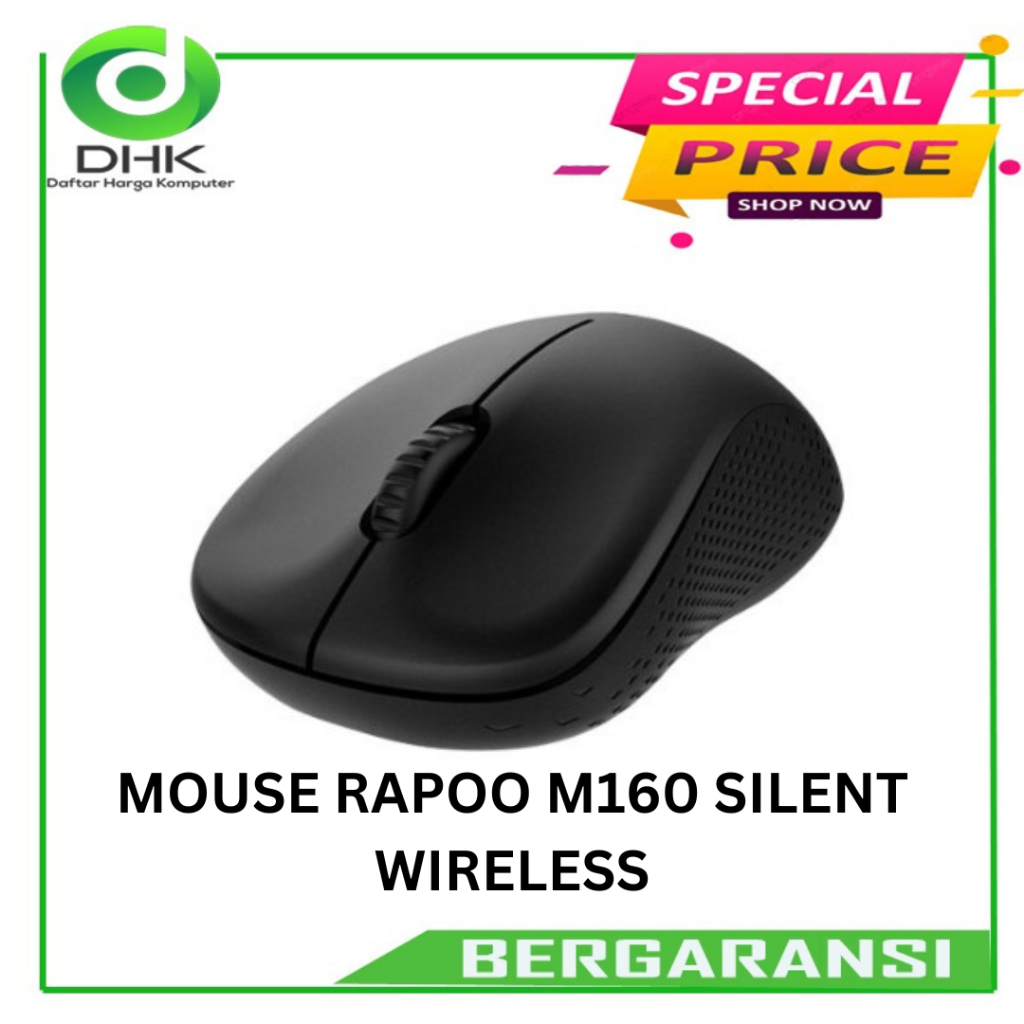 Jual MOUSE RAPOO M160 SILENT WIRELESS | Shopee Indonesia