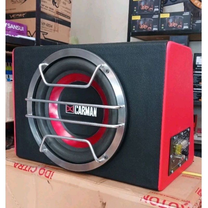 Jual Subwoofer Active bass box 10inch petak universal Carman CM-1078 ...