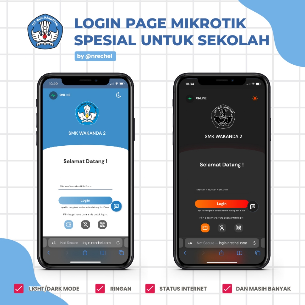 Jual Login Page Mikrotik Sekolah Ringan - Education v.1.0 | Shopee ...