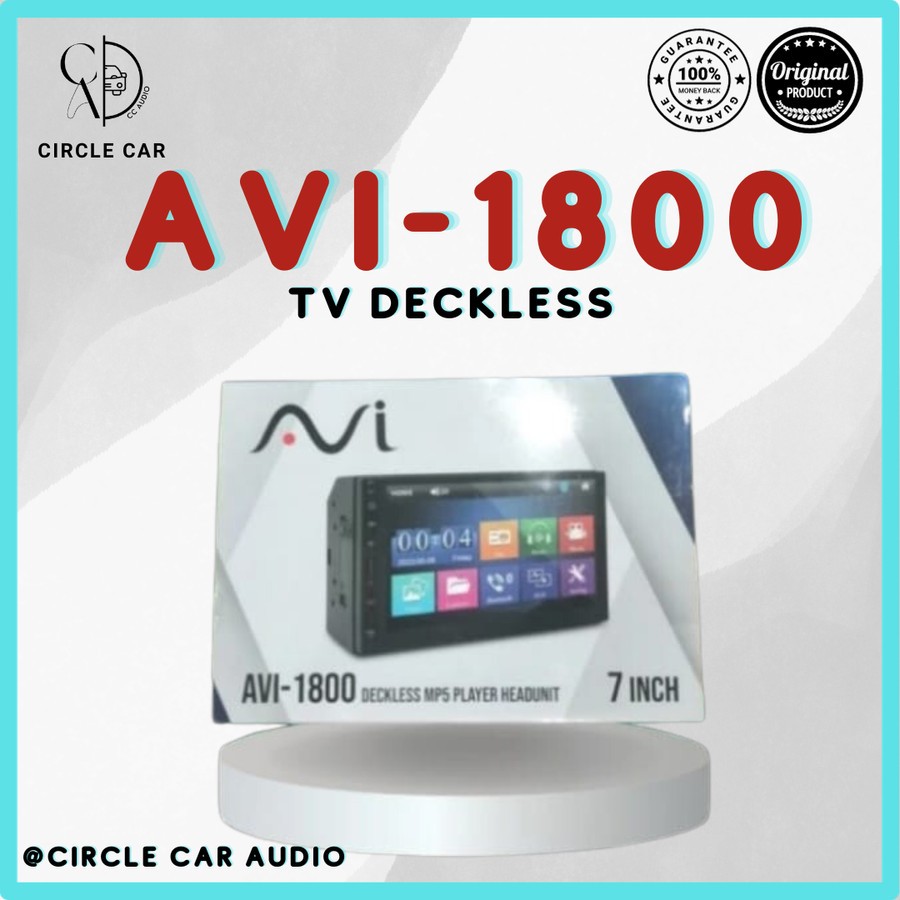 Jual TV HEAD UNIT DECKLESS AVI-1800 7inch | Shopee Indonesia