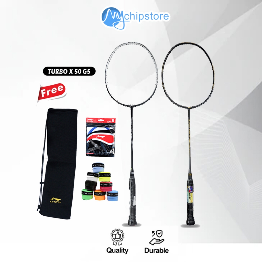 Jual Raket Bulutangkis Badminton LINING TURBO X 50 G5 100% Original ...