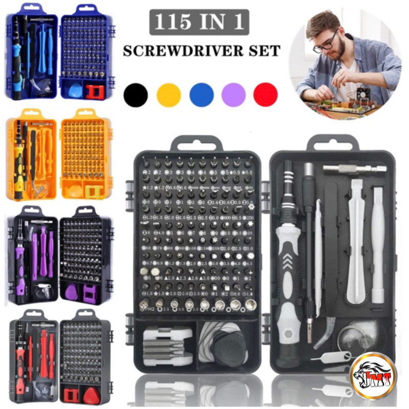Jual Obeng 115 in 1 Hp full set Obeng Service Komputer Laptop Hp ...