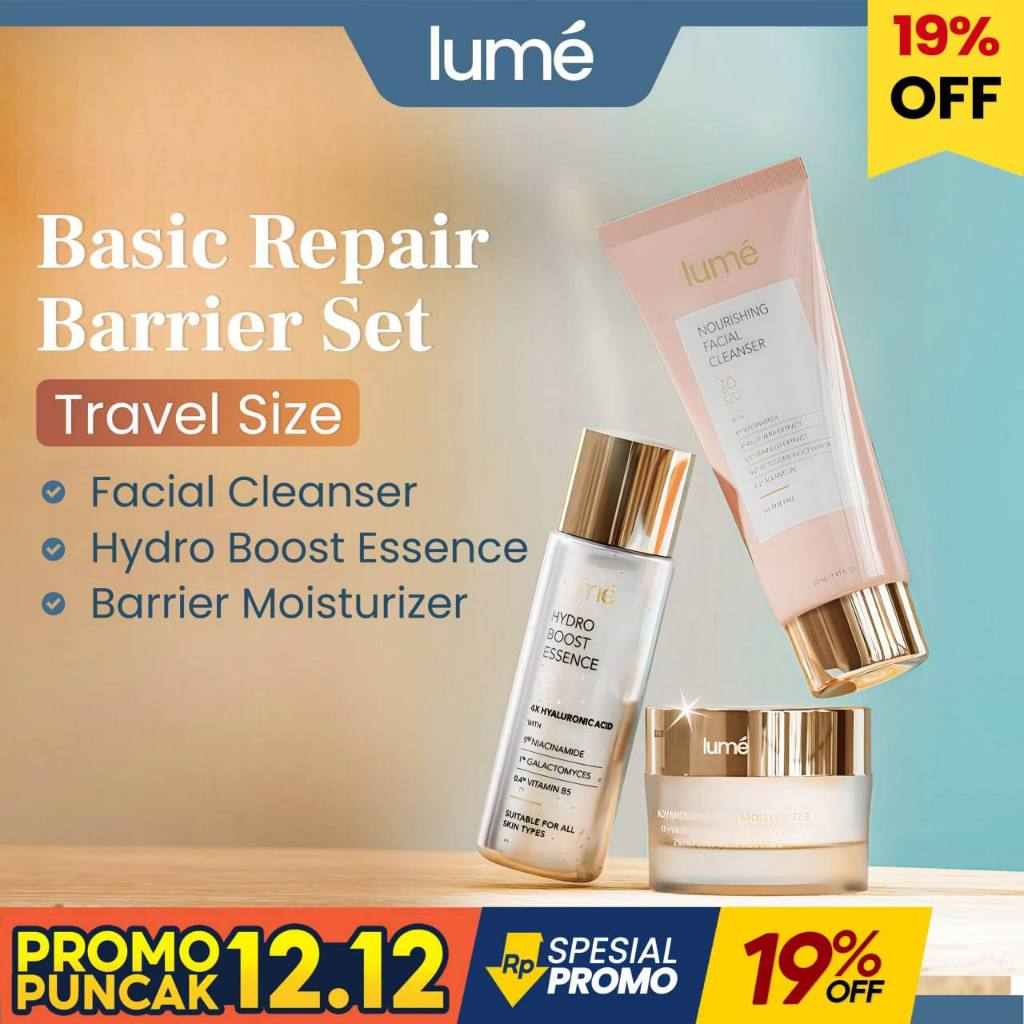 Jual LUME Basic Barrier Repair Set Memperbaiki skin barrier | Shopee ...