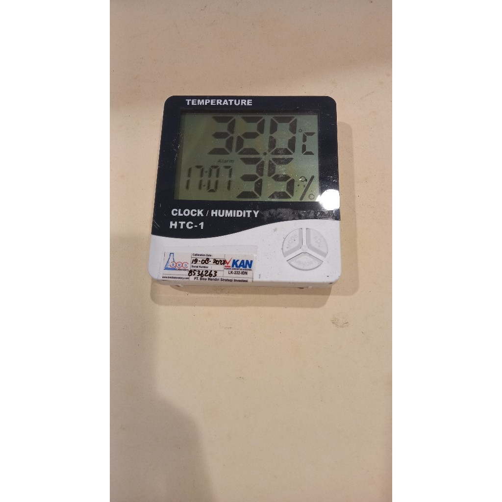 Jual Humidity Meter / Alat pengukur suhu dan kelembaban ruangan ...