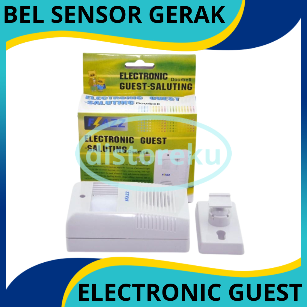 Jual DM - Electronic Guest Saluting Wireless / Bel Pintu Sensor Gerak ...