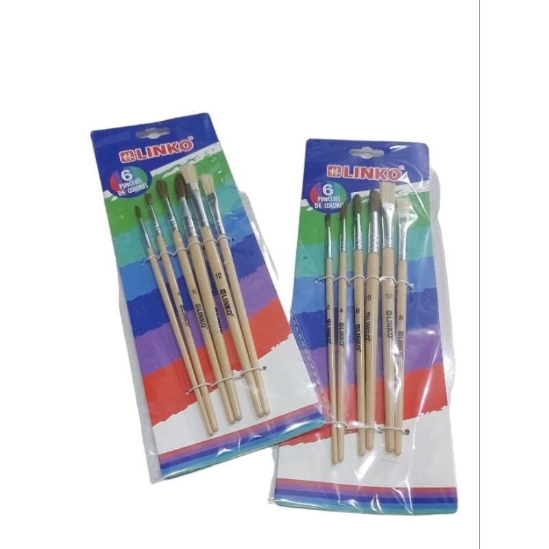 Jual Kuas Lukis Cat Air Set || Kuas Cat Akrilik | Shopee Indonesia