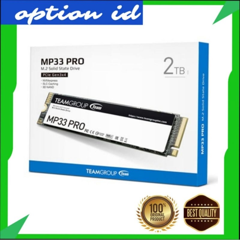 Jual SSD M.2 Gen3 TEAM MP33 PRO 2TB | NVMe 2280 PCIe 3.0 Gen 3 x4 ...