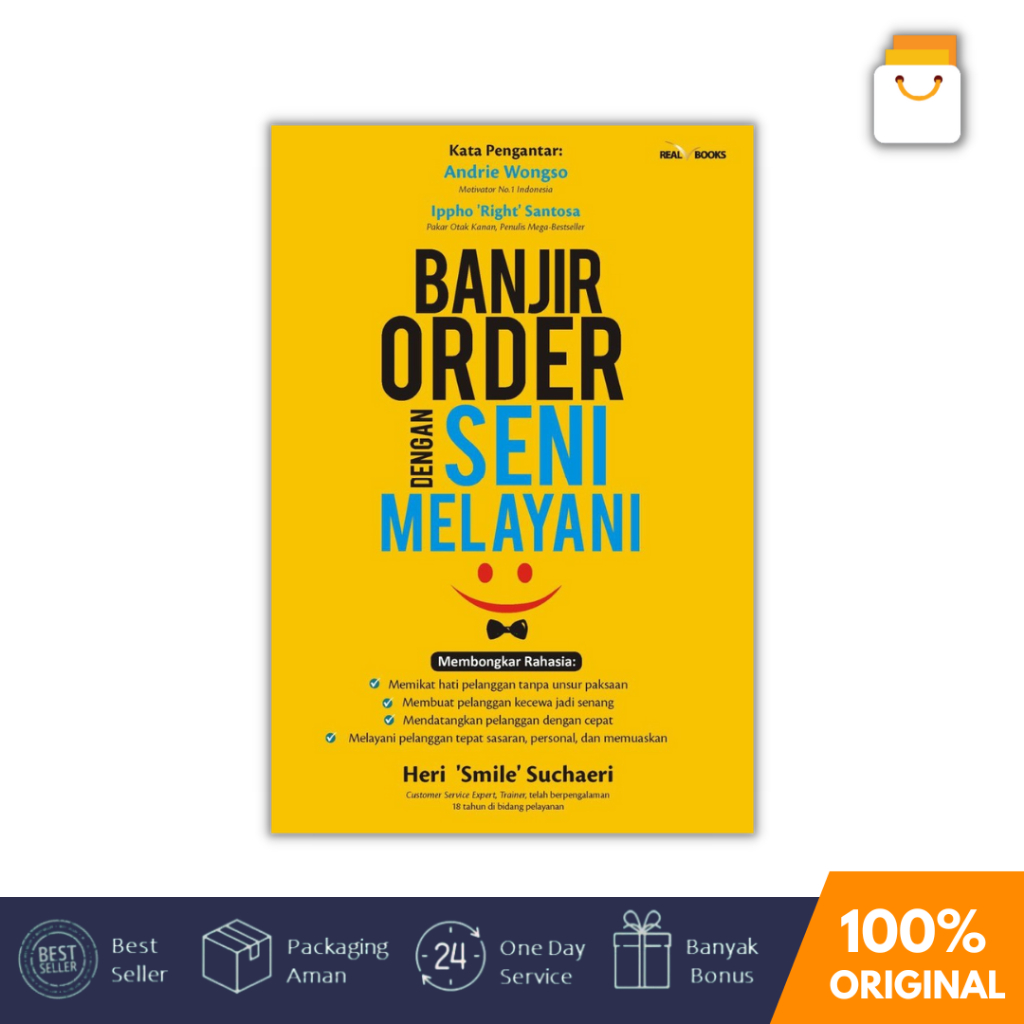 Jual Buku Banjir Order dengan Seni Melayani - Buku Motivasi Buku ...
