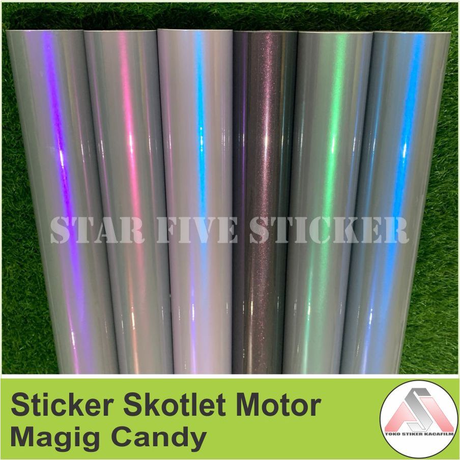 Jual Skotlet Stiker Motor Abu Abu Lembayung Scotlet Grey Volcano Magig ...