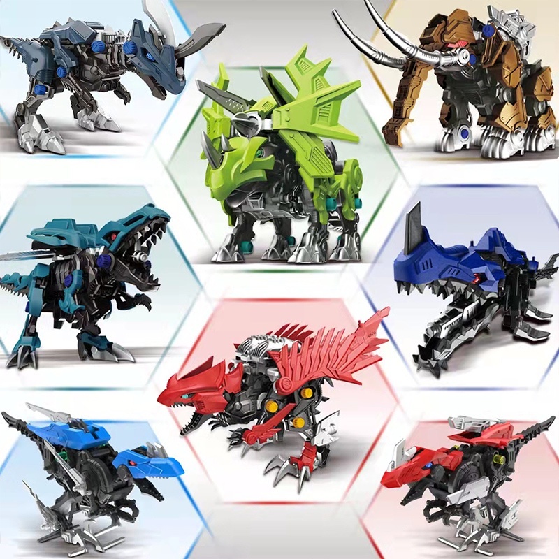 Jual Planet Toys - Zoids Dinosaurus Model Kits DIY 3D Puzzles ...