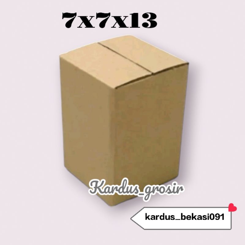 Jual kardus box packing 7x7x13 | Shopee Indonesia