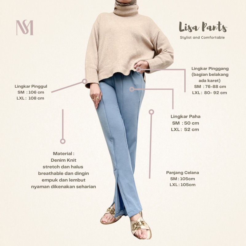 Jual Lisa Pants - Comfortable and Stylist | Shopee Indonesia