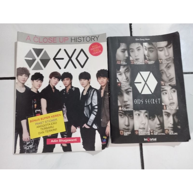 Jual Buku A Close Up History EXO & EXO'S Secret (Preloved) | Shopee Indonesia
