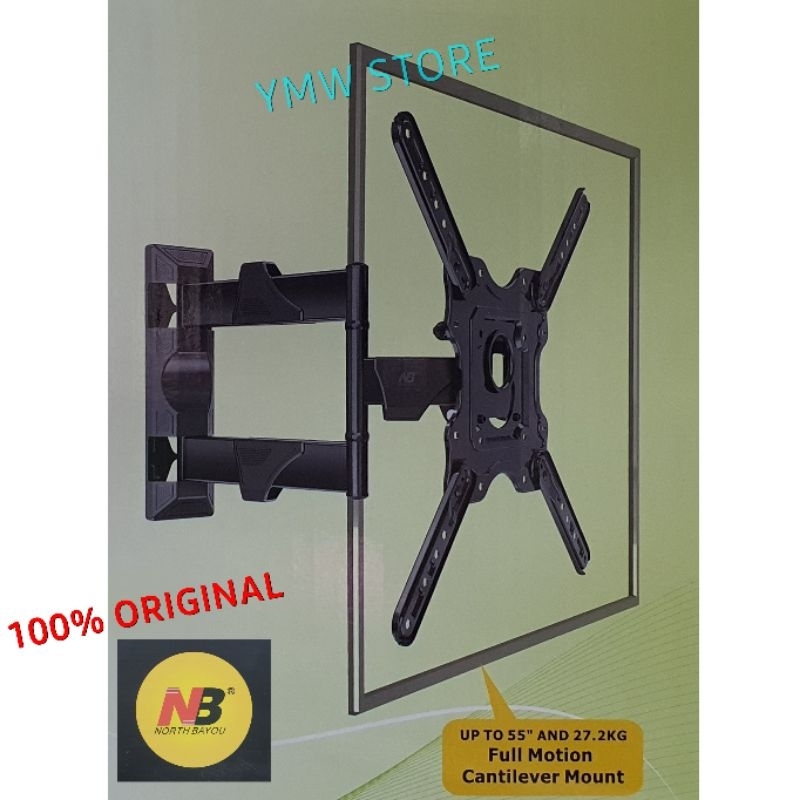 Jual NORTH BAYOU NBP4 / NB P4 / P4 Bracket TV Swivel 32" - 55" | Shopee ...