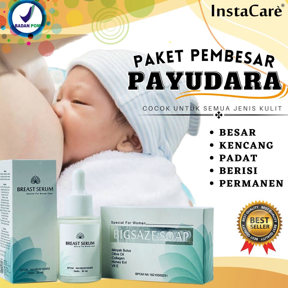 Jual Pembesar Payudara Original Bpom Instacare Paket Isi Bigsaze