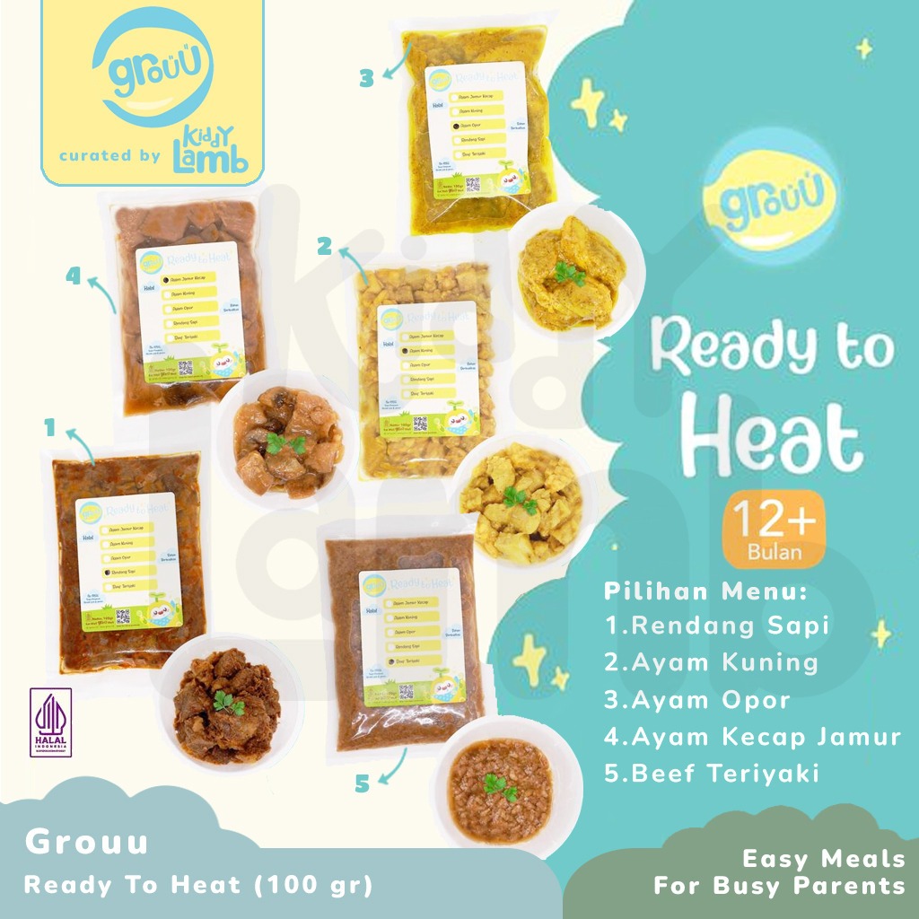 Jual Grouu Ready To Heat / Siap untuk Dipanaskan / Makanan Bayi MPASI ...