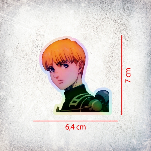 Jual STICKER HOLOGRAM ANIME ARMIN ARLERT ATTACK ON TITAN (SHINGEKI NO ...