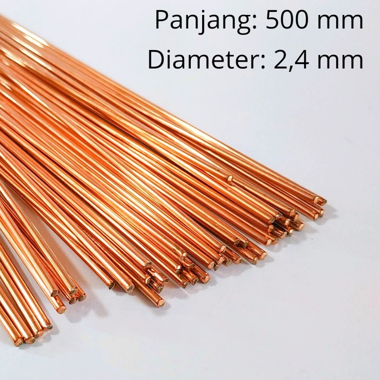 Jual KAWAT LAS PERAK LAS TEMBAGA BERKWALITAS ORIGINAL PANJANG 50CM ...