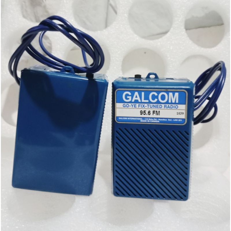 Jual RADIO GALCOM (GO -YE FIX -TUNED RADIO)95,6 FM MADE IN CANADA ...