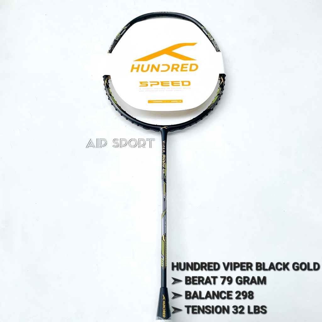 Jual Raket Badminton Hundred Viper 9000 Attk Original | Shopee Indonesia