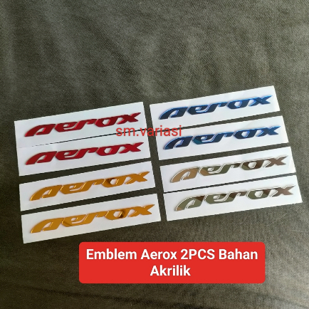 Jual Emblem Motor Aerox Logo Stiker Tulisan Timbul Akrilik | Shopee ...