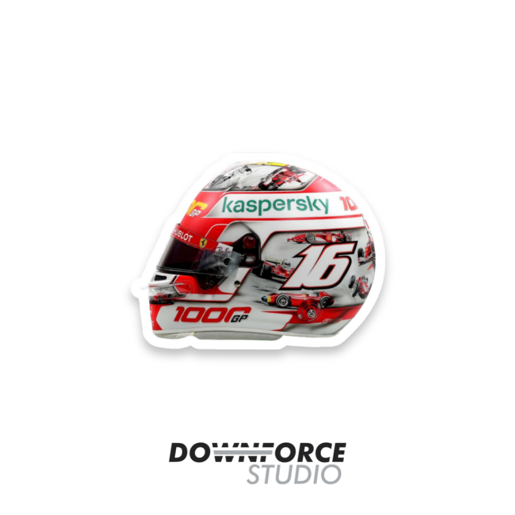 Jual F1 Helmet Stickers Formula 1 - Leclerc, Schumacher, Hamilton ...