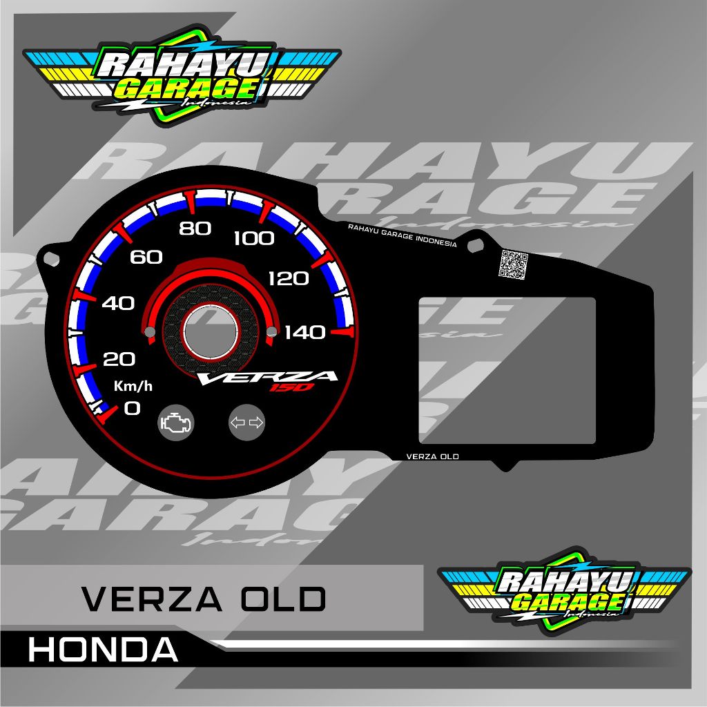 Jual Panel spido meter honda verza old speedometer custom honda verza ...
