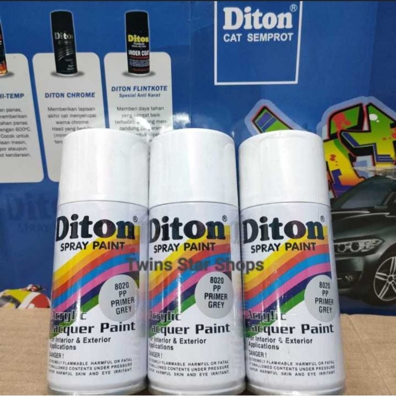 Jual COD pilok pilox diton primer grey 8020 300cc epoxy pilok dasar ...