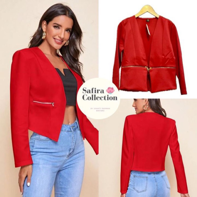 Jual Luna Blazer Casual dan Formal Wanita - Bahan Paragon kantor ...
