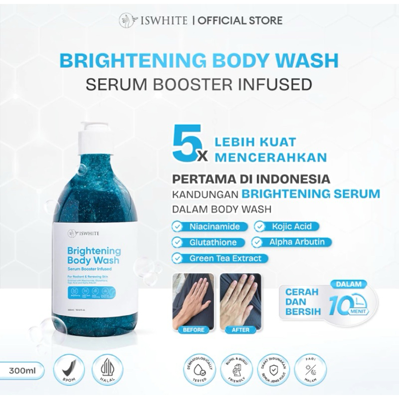Jual Iswhite Ultimate Body Mask / Scrub / Wash / Under Arm Ketiak Serum ...