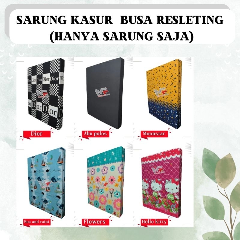 Jual Sarung Kasur Busa Resleting Tebal,20cm Sarung Kasur Cover Kasur ...